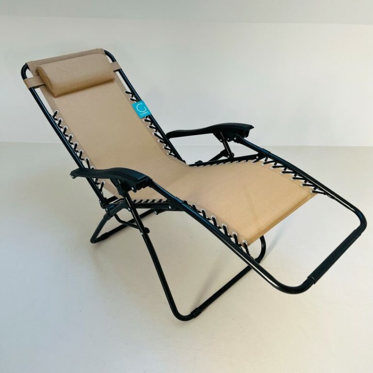 Set od dvije sklopive stolice za kampiranje (bež boja) - Amalfi Relax